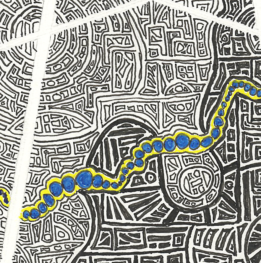 Dualism - Pen and Ink, in Recent Artwork